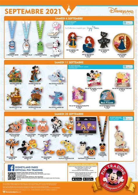 Disneyland Paris September Pin Releases Disney Pins Blog