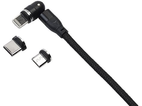 Callstel USB Magnetkabel 2er Set USB Kabel mit 6 Magnet Stecker für