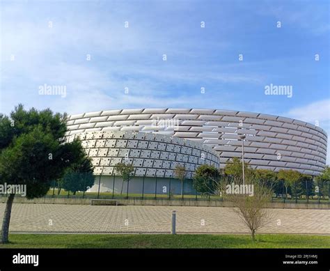 Great Olympic Stadium Baku Azerbaijan Stock Photo Alamy