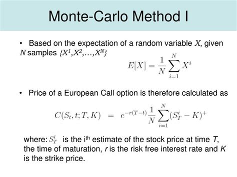 ppt numerical methods for option pricing powerpoint presentation free download id 4661290