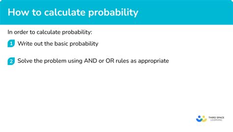 How To Calculate Probability GCSE Maths Steps And Examples