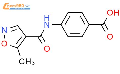 67387 52 4 BENZOIC ACID 4 5 METHYL 4 ISOXAZOLYL CARBONYL AMINO CAS