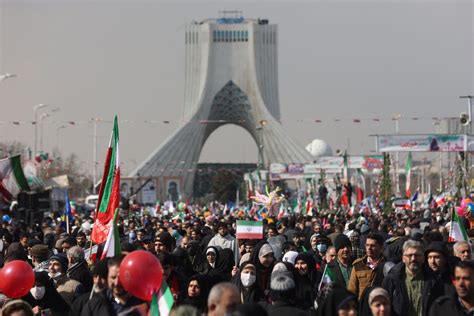 Iran Marks Anniversary Of Islamic Revolution Amid Nationwide Anti