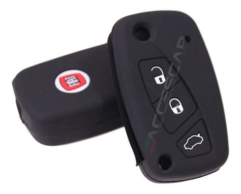 Kit Capa Chave Silicone Canivete Fiat Palio Chaveiro Fiat