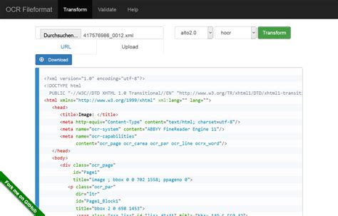 alternatives and detailed information of ocr fileformat gitplanet