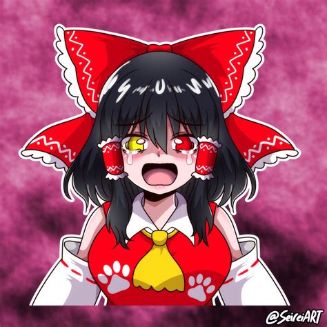 SeireiART On Twitter I Redrawn An Old Illustration Of Reimu With A