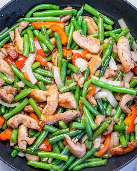 EASY Chicken Green Bean Stir Fry Clean Food Crush