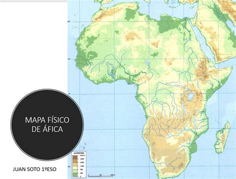 Localizaciones De Mapa Fisico De Africa