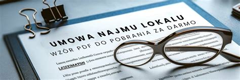 Umowa najmu lokalu użytkowego wzór PDF z