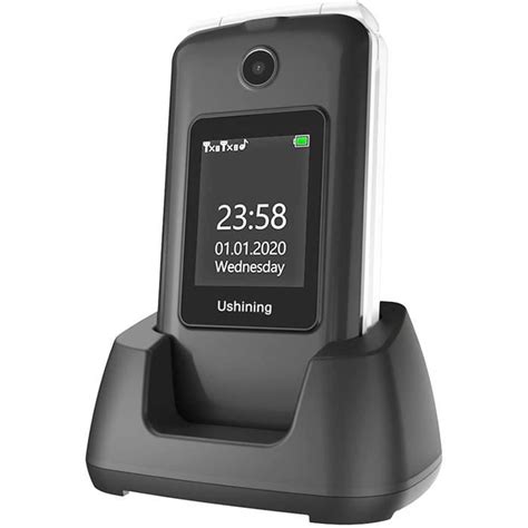 Telephone Portable Senior A Clapet Dbloqu Ukuu Avec Grandes Touches