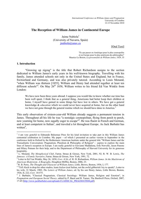 Bergson Conf Rence De Madrid