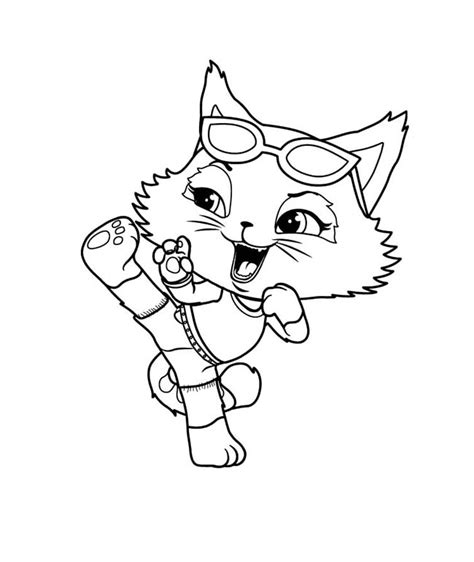 35 Desenhos Dos 44 Gatos Para Imprimir E Colorir Pintar