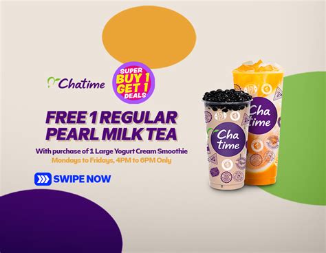 Buy 1 Large Yogurt Cream Smoothie And Get A Regular Size Pearl Milk Tea