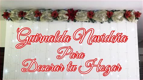 Aprende A Colocar Una Guirnalda Con Luces Y Malla Navide A Para