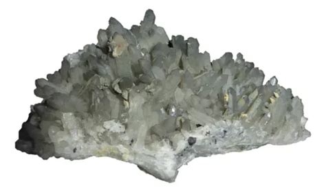 Mineral De Colección Cuarzo Ahumado Drusa Natural Envío gratis