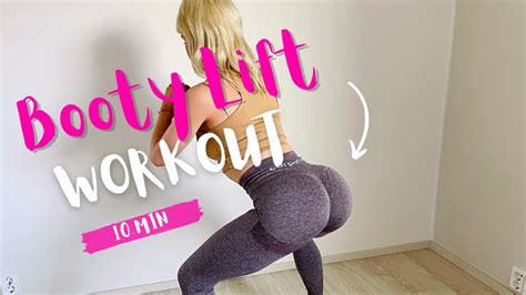 10 MIN BOOTY PUMP WORKOUT With Or Without Mini Band No Repeat YouTube