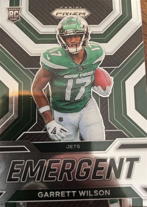 Garrett Wilson Prizm Emergent E Price Guide Sports Card Investor