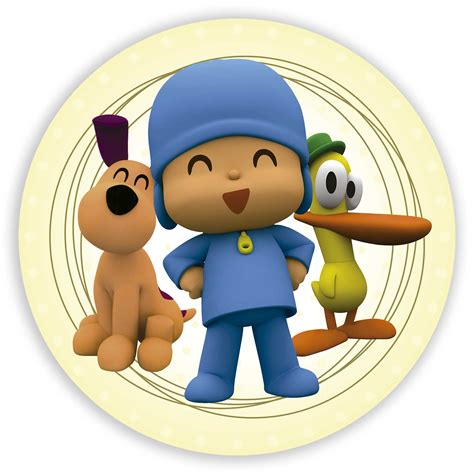Painel Redondo Pocoyo Sublimado 3D Sublitex painéis sublimados