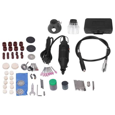 HURRISE Outil rotatif 140pcs Kit d Outils Rotatifs Meuleuse Électrique