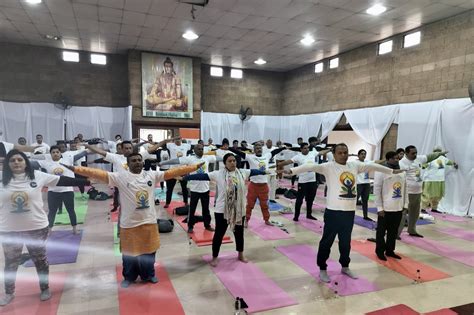 Indian Diplomacy On Twitter Rt M Lekhi Joined A Yoga Session