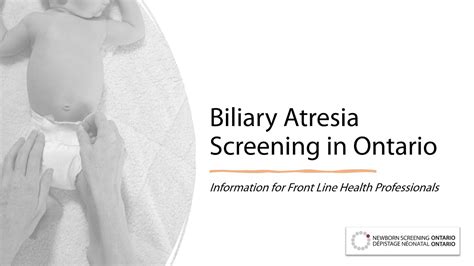Biliary Atresia Screening Information Session Youtube