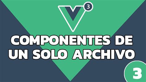 componentes de un solo archivo en vue js 3 single file components curso vue js youtube