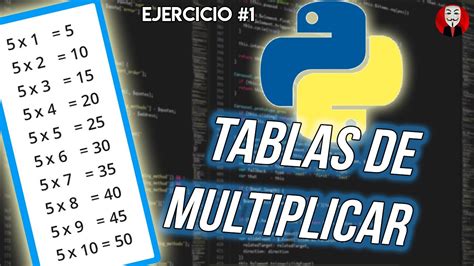 Aprende A Programar Con Python Tablas De Multiplicar Ejercicio