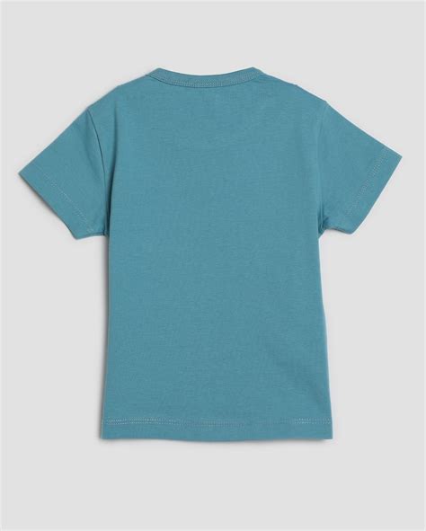 Riachuelo Camiseta infantil jacaré escondido 1 4A azul Pool by