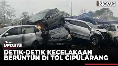 Viral Video Rekaman Cctv Detik Detik Kecelakaan Beruntun Di Tol Cipularang