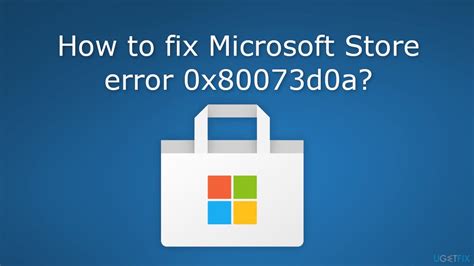 How To Fix Microsoft Store Error X D A Microsoft Fix It Any App