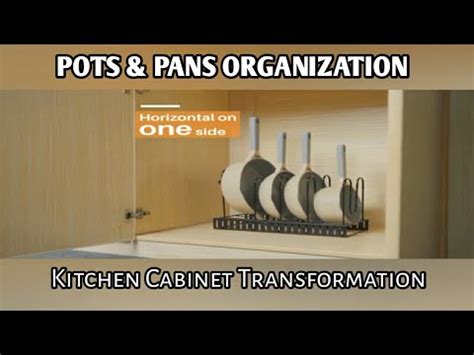 Pots And Pans Organizer For Cabinet ORDORA 8 Tier Pot Rack With 3 DIY