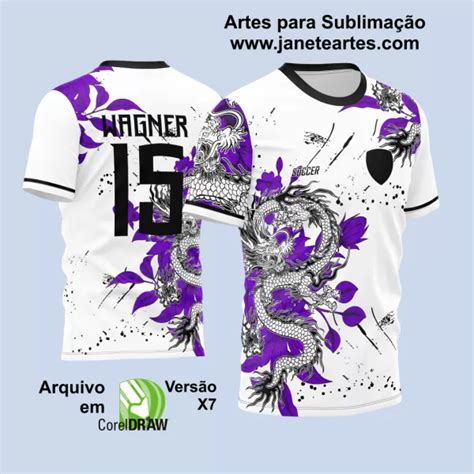 Arte Estampa Camisa InterClasse 2024 Dragão Janete Artes