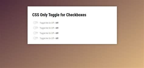 Css Toggle Switch 2024 Updated Version With Examples