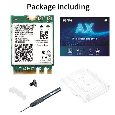 Tarjeta Wifi Inal Mbrica Intel Ax Wifi Ax Ngw Doble Banda