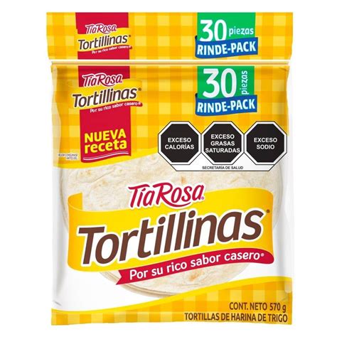 Tortillas de harina Tía Rosa tortillinas 30 pzas 570 g Walmart