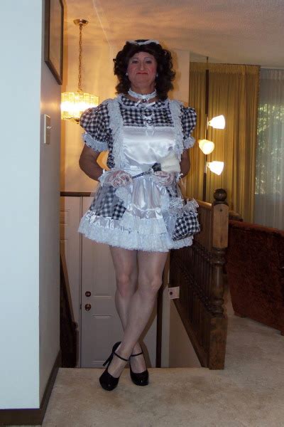Annikka Gingham Sissy Maid Uniform Tumbex