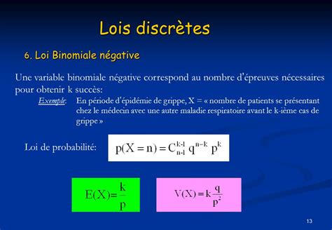 Chapitre 3 Lois de probabilité 1 Lois discrètes 2 Loi de Bernoulli