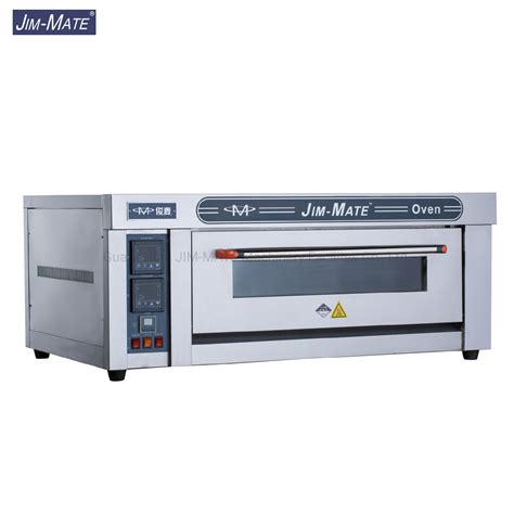 Bakery Equipment 1 Deck 2 Trays Commercial Electric Deck Oven