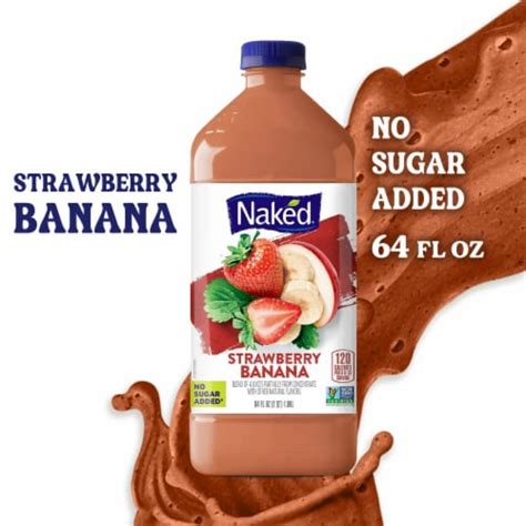 Naked Juice Strawberry Banana Flavored Fruit Smoothie Blend Fl