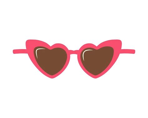 Heart Shaped Glasses Clipart Transparent
