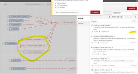 After Restart Node Red Node Red Doesn T Recognize OPCUA Node Anymore