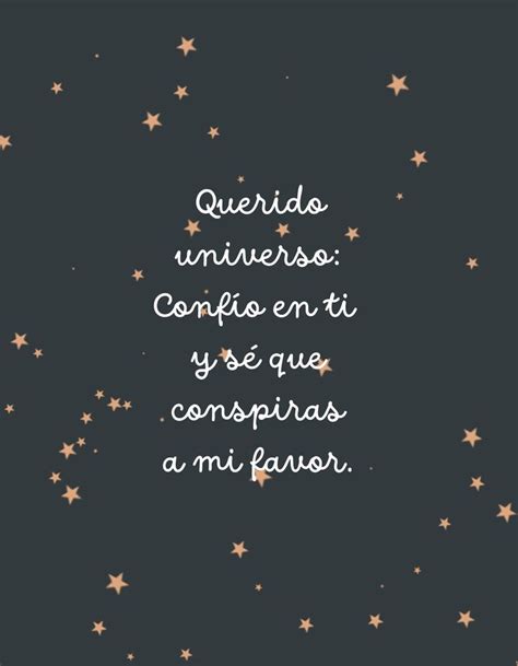 Querido Universo Afirmaciones Positivas Diarias Afirmaciones