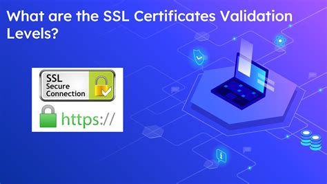 What Are The SSL Certificates Validation Levels YouTube