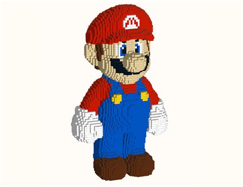 I Created Lego Instructions To Build My Very Own Life Sized Mario Lego