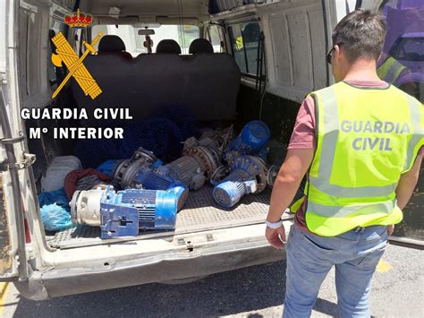 La Guardia Civil detiene a una persona por un delito de receptación de
