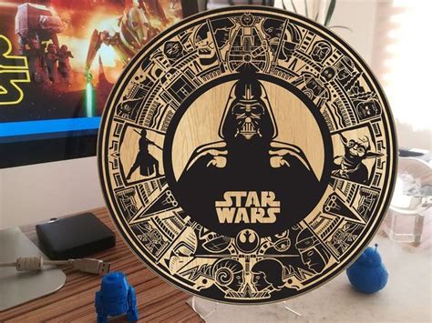 Nuovo Calendario Di Star Wars V10 2022 Vector Dxf Cdr Svg Per CNC