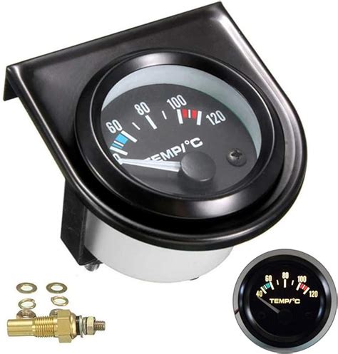FRFJY 2 52mm Digital Auto Wassertemperaturanzeige 40 120 LED