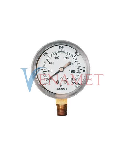 Manómetro con Glicerina Marsh J7658P Venamet