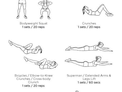 Zu Hause Sport treiben ohne Geräte Fit und gesund bleiben
