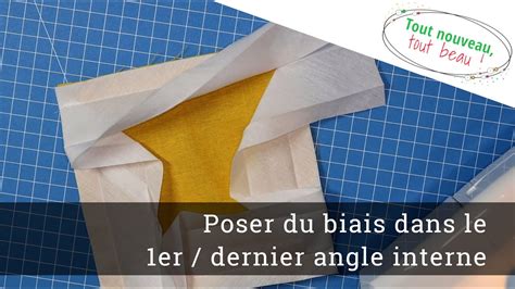 Coudre Biais Angle Droit Intérieur Tuto Couture 6 Techniques Pour